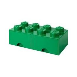LEGO Brick Drawer 8 grün, Aufbewahrungsbox Typ: Kiste Geeignet für: Spielzeug Material: Polypropylen