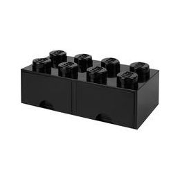 LEGO Brick Drawer 8 schwarz, Aufbewahrungsbox Typ: Kiste Geeignet für: Spielzeug Material: Polypropylen