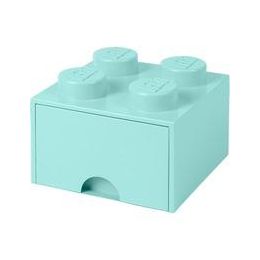 LEGO Brick Drawer 4 aquablau, Aufbewahrungsbox blau Typ: Kiste Geeignet für: Spielzeug Material: Polypropylen