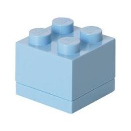 LEGO Mini Box 4 hellroyalblau, Aufbewahrungsbox blau Typ: Kiste Geeignet für: Lebensmittel, Spielzeug Material: Polypropylen