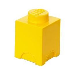 LEGO Storage Brick 1 gelb, Aufbewahrungsbox Typ: Kiste Geeignet für: Spielzeug Material: Polypropylen