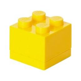 LEGO Mini Box 4 gelb, Aufbewahrungsbox