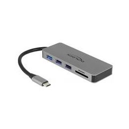 Delock USB-C Dockingstation grau, HDMI, Power Delivery