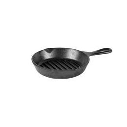 LODGE Grillpfanne L3GP, mit Stiel schwarz, &Oslash; 16,5cm