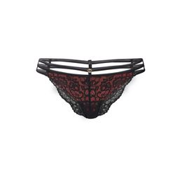 Lascana Slip 'Brief' Damen Gr&ouml;&szlig;e M rot / schwarz