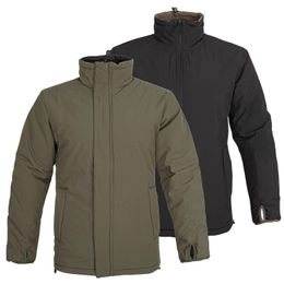 Mil-Tec K&auml;lteschutzjacke Ranger wendbar schwarz/oliv, Gr&ouml;&szlig;e XXL