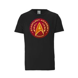 logoshirt T-Shirt 'Star-Trek' Herren Gr&ouml;&szlig;e XS gelb / orange / rot / schwarz