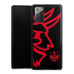 DeinDesign Handyhülle Offizielles Lizenzprodukt 1.FCK Dauerkarte, Samsung Galaxy Note 20 Silikon Hülle Bumper Case Handy Schutzhülle, schwarz