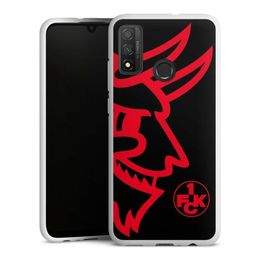 DeinDesign Handyhülle Offizielles Lizenzprodukt 1.FCK Dauerkarte, Huawei P Smart (2020) Silikon Hülle Bumper Case Handy Schutzhülle, weiß