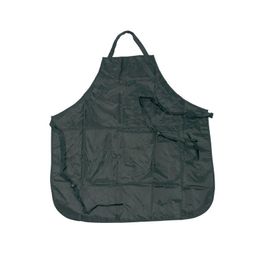 Färbeschürze Protection schwarz verstellbar 2 Taschen 68x74,5cm
