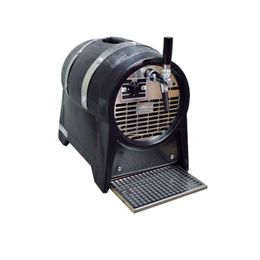 ich-zapfe Durchlaufkühler Bier, Durchlaufkühler, Bierzapfanlage, Bierkühler, Trockenkühler, Partyfass - 1-leitig, 60 l/Std, mit Zierringen