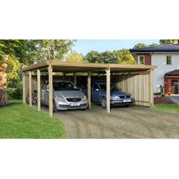 Weka Doppelcarport 618 Gr. 2 Maße ü. a.: B597xT600cm