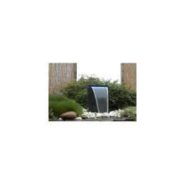 Einhell VICENZA - Terrazzo-Wasserspiel mit Wasse rfall - 90l (Ø68xH36cm), 3900l/h, 20 LED