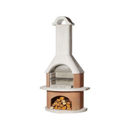 Buschbeck Grillkamin Meran, terracotta H210xB110xT65cm, 460 kg