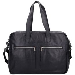 Cowboys Bag Cowboysbag Kyle Aktentasche Leder 40 cm Laptopfach black