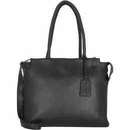 Cowboys Bag Cowboysbag Evi Schultertasche Leder 41 cm Laptopfach black