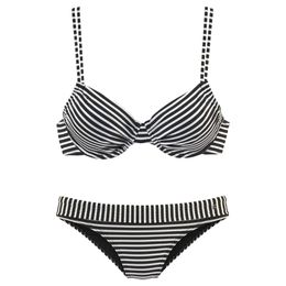 s.Oliver Bikini Damen Gr&ouml;&szlig;e S schwarz / wei&szlig;