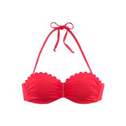 Lascana Bikinitop Damen Gr&ouml;&szlig;e 80 rot