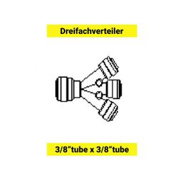 ich-zapfe Dreifachverteiler f&uuml;r Schlauch 3/8"