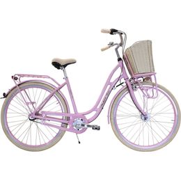 Tourenrad FASHION LINE Fahrräder Gr. 48 cm, 28 Zoll (71,12 cm), rosa Fahrräder