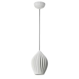 Original BTC Pendelleuchte Bone China Gerippt