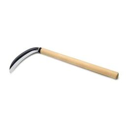 Japanische Grassichel, Blatt aus Zweilagenstahl, Griff Blauglockenbaumholz, 19,5 cm Klinge, 41 cm Gesamtl&auml;nge, 170 g, bruchfest, geschmiedet