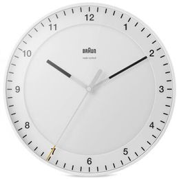 Braun Wanduhr Weiß