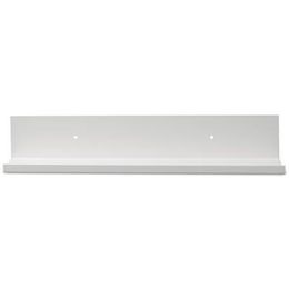 Magazin Regal Tragleiste RAL 9010 Reinweiß 60 × 10 cm