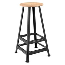 Barhocker Chemnitz RAL 7021 Schwarzgrau