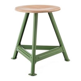 Hocker Chemnitz klein RAL 6011 Resedagrün