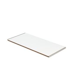 Magazin Regalsystem 1Hoch 3 - Plattenelement Weiß Doppelt