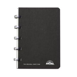 Manufactum Atoma Notizheft A6 blanko Schwarz
