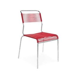 Schaffner Stuhl Säntis feuerverzinkt Signalrot RAL 3001