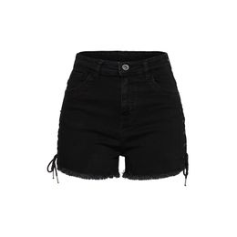 Urban Classics Shorts Damen Gr&ouml;&szlig;e 30 black denim