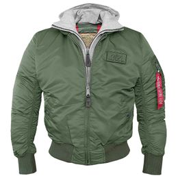 Alpha Industries MA-1 D-Tec Bomberjacke sage green, Gr&ouml;&szlig;e L