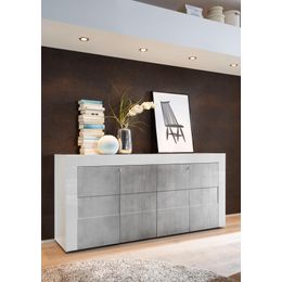 Sideboard Lc "EASY" Sideboards weiß (weiß lack, beton, optik) Sideboards