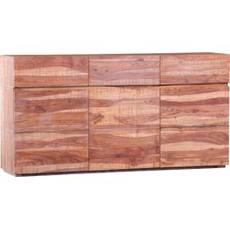 Sideboard GUTMANN FACTORY "Tivoli" Sideboards Gr. B/H/T: 175 cm x 90 cm x 40 cm, 3, beige (natur) Sideboards aus Massivholz