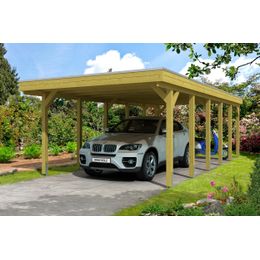 Skan Holz Einzelcarport SKANHOLZ "Friesland" Carports Gr. H: 204 cm, grün Carports