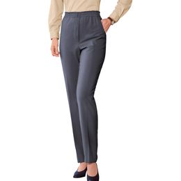 Schlupfhose Classic Basics Gr. 25, Kurzgrößen, grau Damen Hosen Schlupfhosen