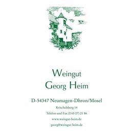 Weingut Georg Heim Neumagener Laudamusberg Chardonnay 2019 Halbtrocken - Mosel &ndash; Wei&szlig;wein Auslese