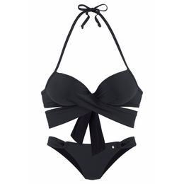 s.Oliver Bikini Damen Gr&ouml;&szlig;e S schwarz
