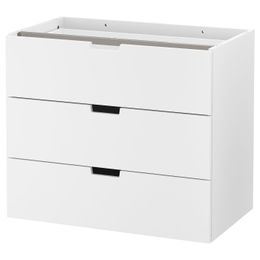 IKEA NORDLI Schubladenelement/3 Schubl.