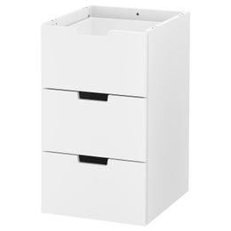 IKEA NORDLI Schubladenelement/3 Schubl.