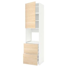 IKEA METOD / MAXIMERA Hochschrank f Backofen+Tür/2Schubl