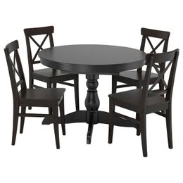 IKEA INGATORP / INGOLF Tisch und 4 Stühle