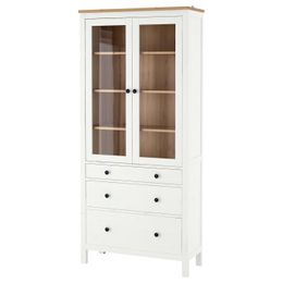 IKEA HEMNES Vitrine mit 3 Schubladen