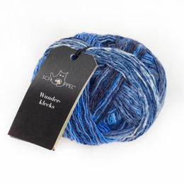 Sockenwolle Wunderklecks von Schoppel Wolle, Liquid Blue, aus Schurwolle