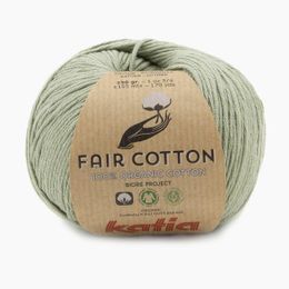 Fair Cotton von Katia, Blassgr&uuml;n, aus Baumwolle