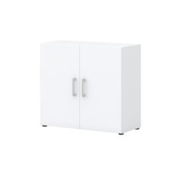 Aktenschrank Kasai - weiß - 80 cm - 72 cm - 33,5 cm - Sconto