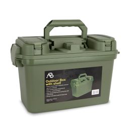 Outdoor Box mit Klapplade oliv